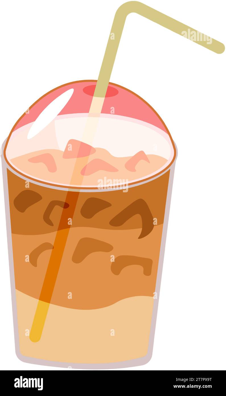 Iced drink to go Stock Vector Images - Alamy