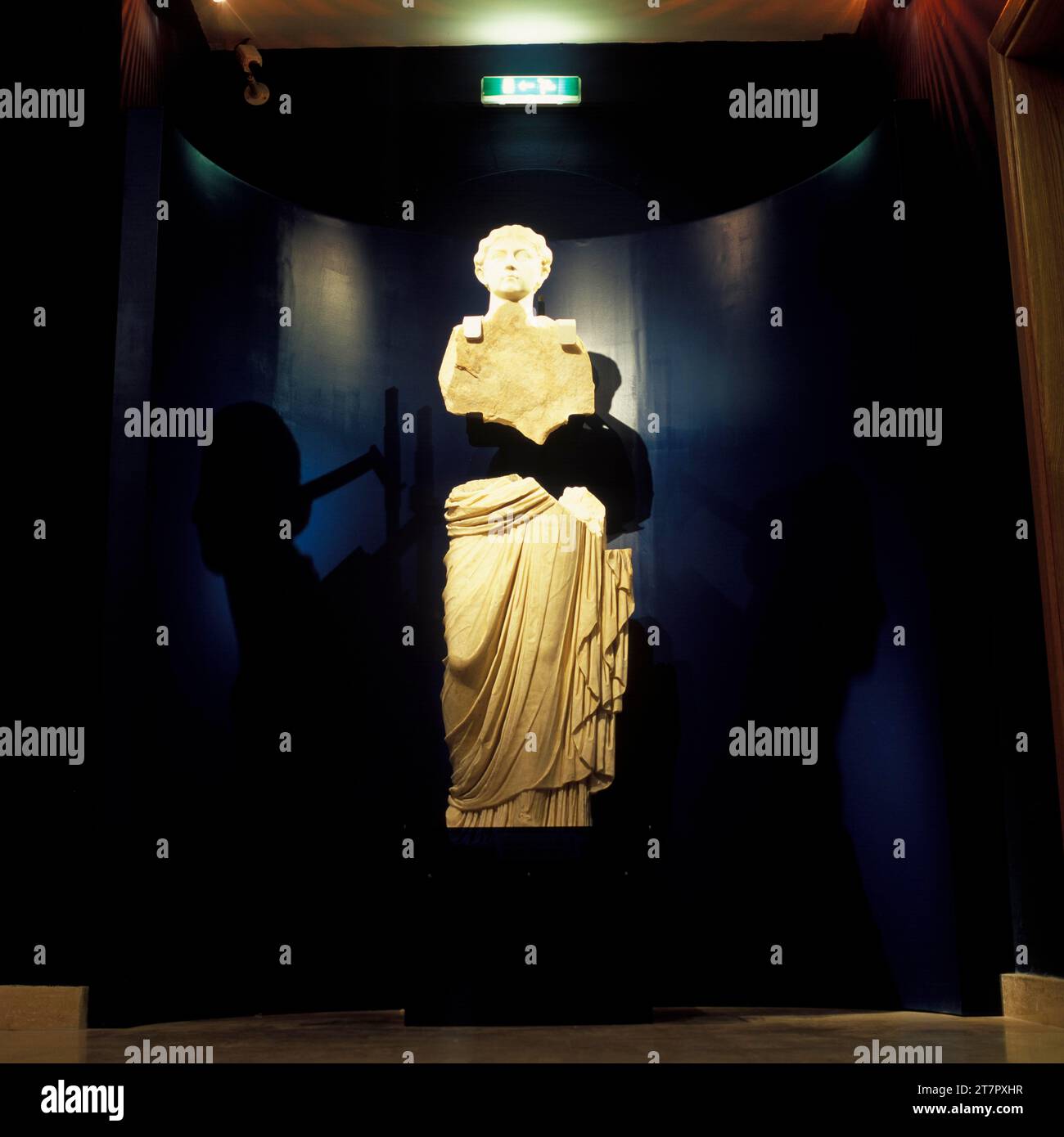 Malta, Rabat: Roman Domus (Roman villa), The statue of Claudia Antonia ...