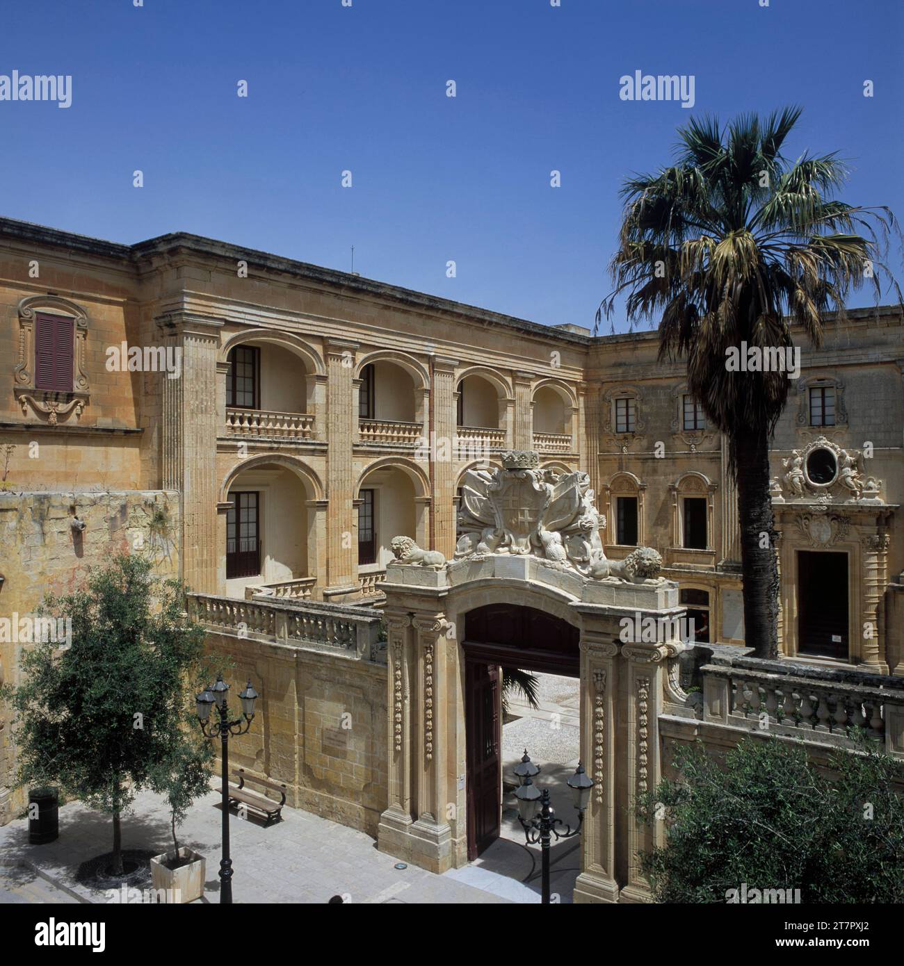 Palazzo vilhena mdina malta hi-res stock photography and images - Alamy