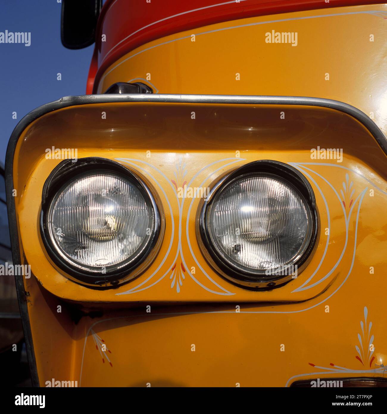 Malta, public transport, vintage bus Stock Photo - Alamy