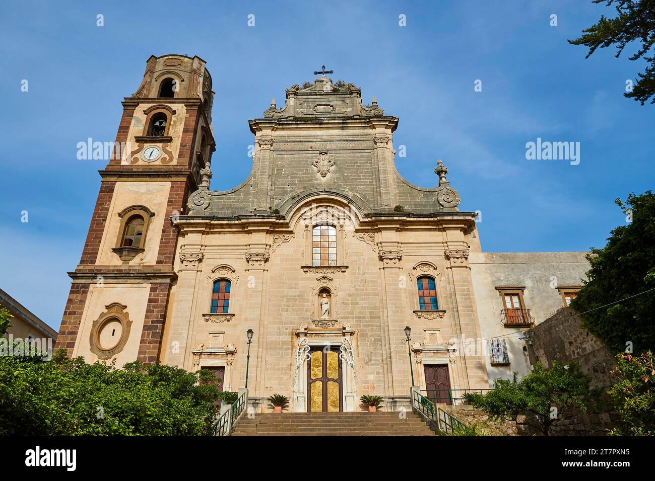 Super wide angle shot, frontal from below, Chiesa dell'Immacolata ...