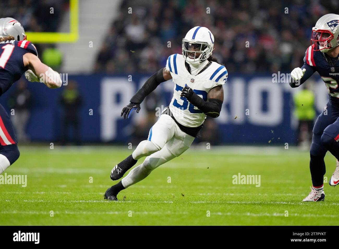 Indianapolis Colts cornerback Tony Brown (38) runs up field on a punt ...