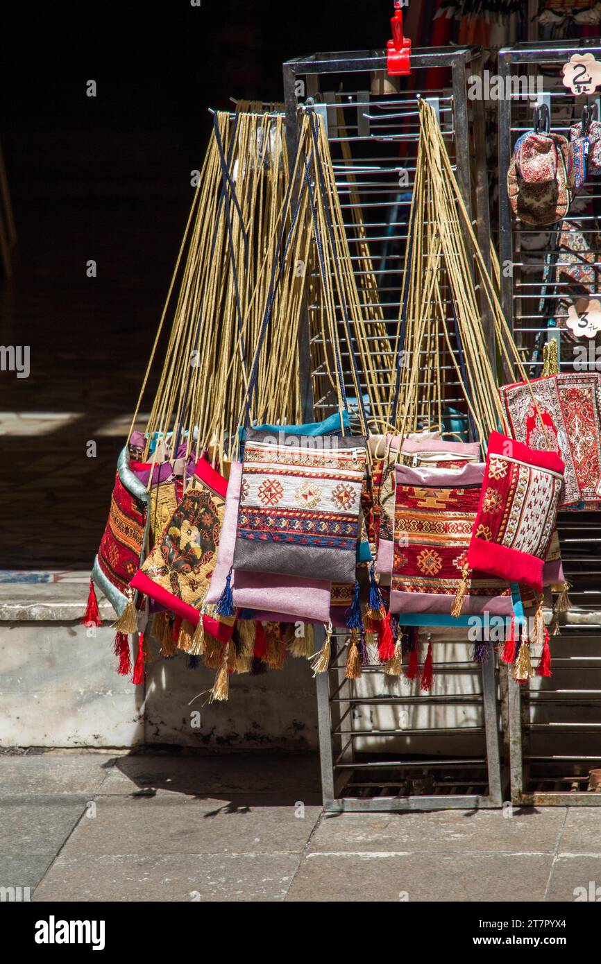 Traditional turkish handmade bags Stock Photo - Alamy