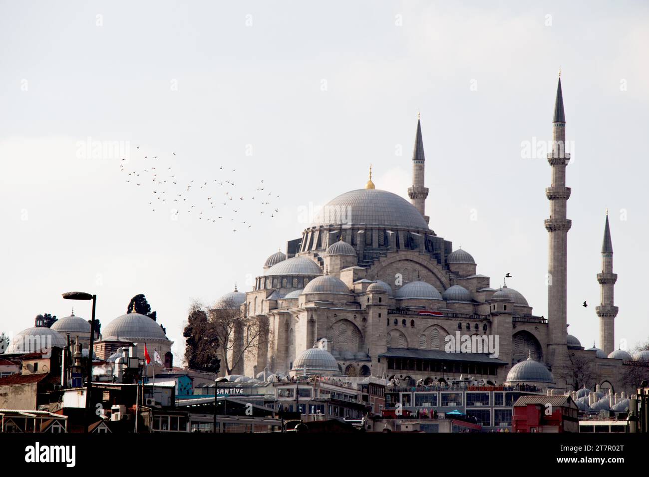 Ottoman time and style mosque built in Istanbul Stock Photo - Alamy