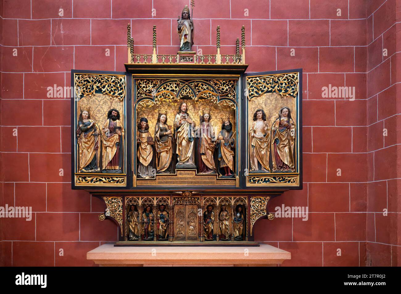 Gothic retable, Imperial Cathedral of Saint Bartholomew, Frankfurt am ...