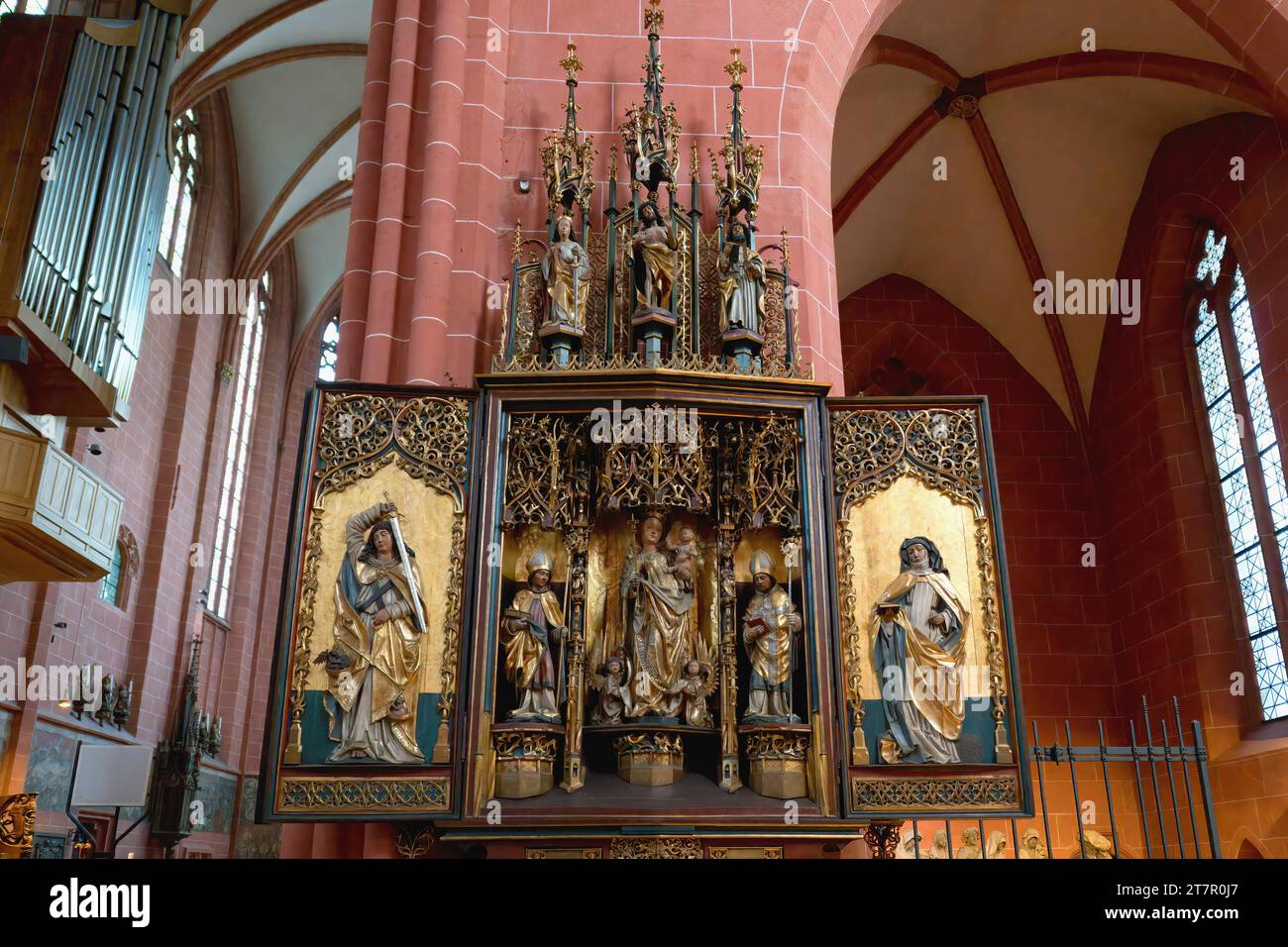 Gothic retable, Imperial Cathedral of Saint Bartholomew, Frankfurt am ...