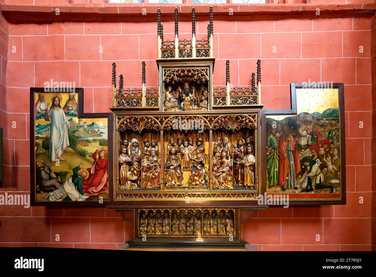 Gothic retable, Imperial Cathedral of Saint Bartholomew, Frankfurt am ...