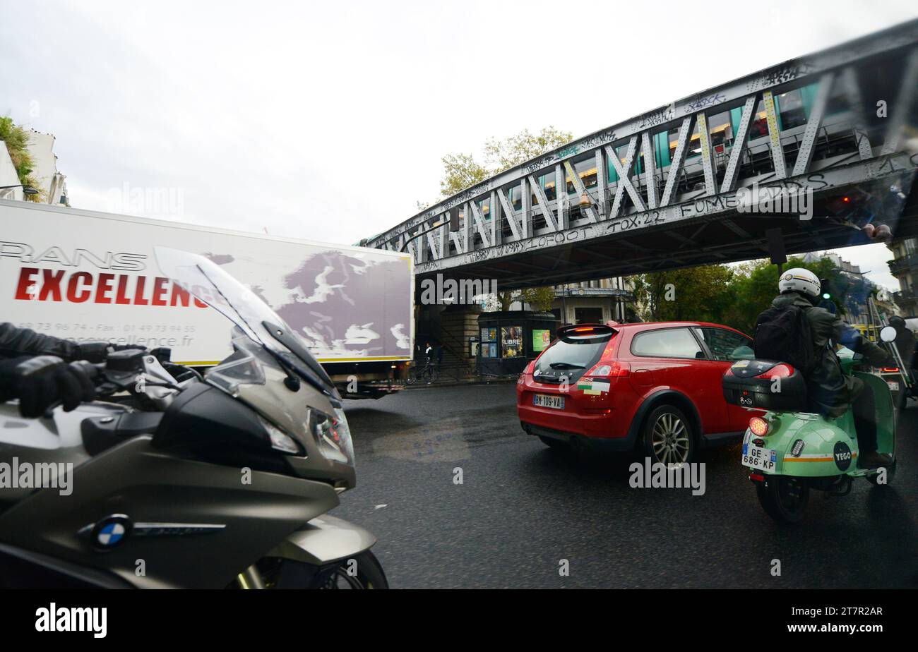 Barbes rochechouart interchange hi-res stock photography and images - Alamy