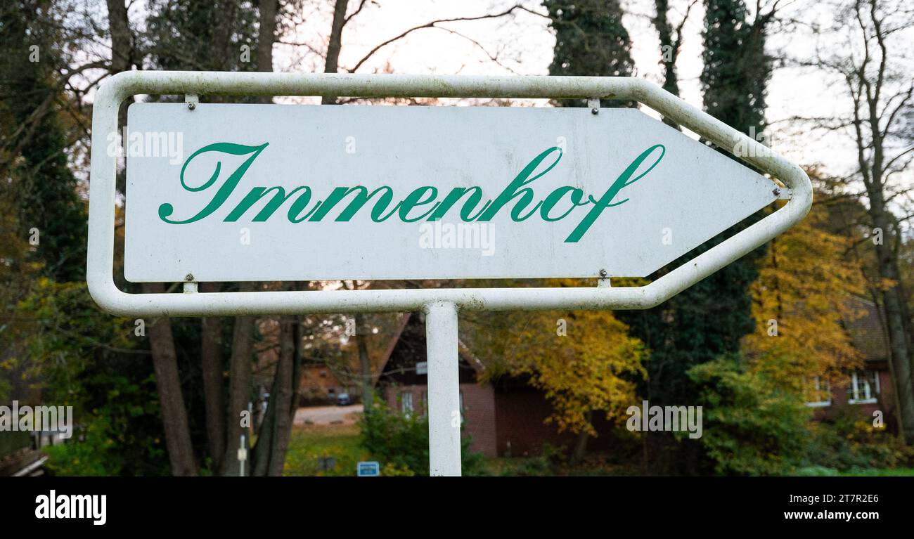 PRODUCTION - 07 November 2023, Lower Saxony, Hützel: "Immenhof" is ...