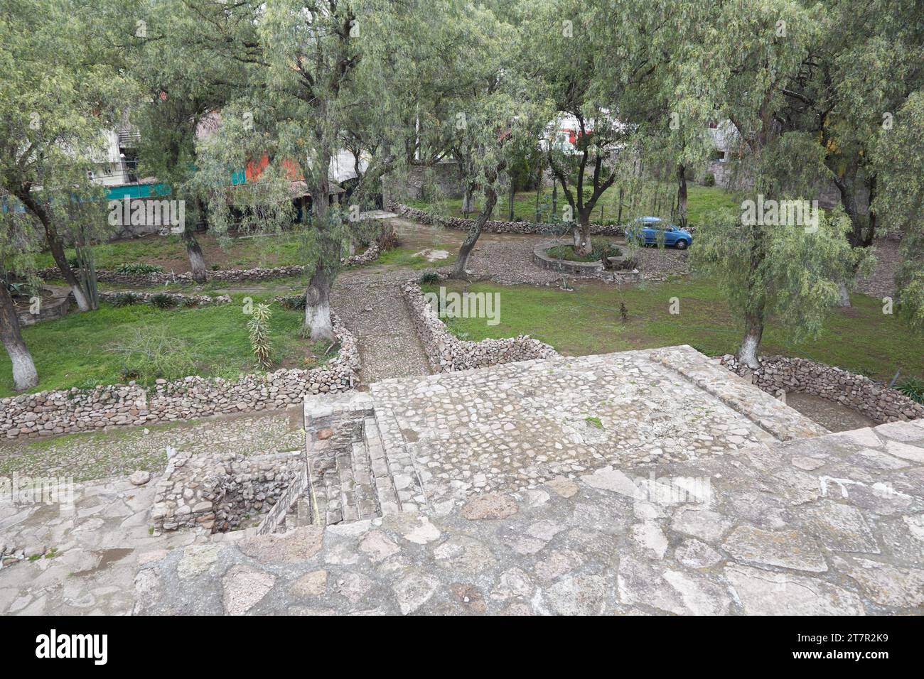 The forgotten Aztec pyramid of Santa Cecilia Acatitlan outside of ...