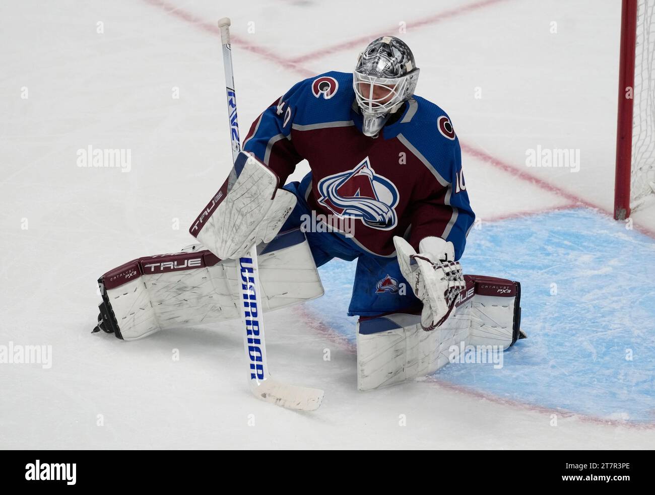 Colorado Avalanche goaltender Alexandar Georgiev (40) in the third ...