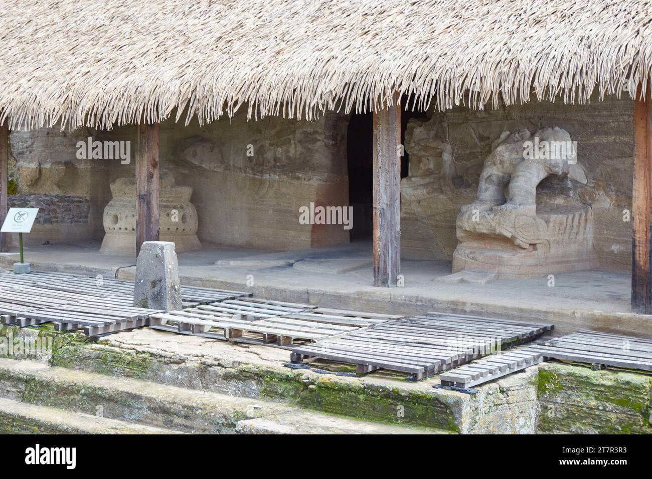 The temple complex of Malinalco, built during the final days of the ...