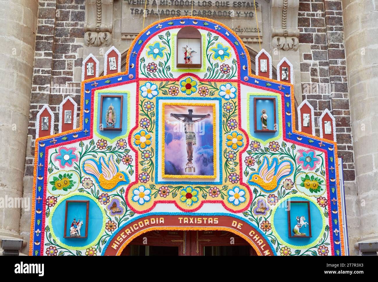 The sacred Christian pilgrimage sire of Chalma in Mexico Stock Photo ...