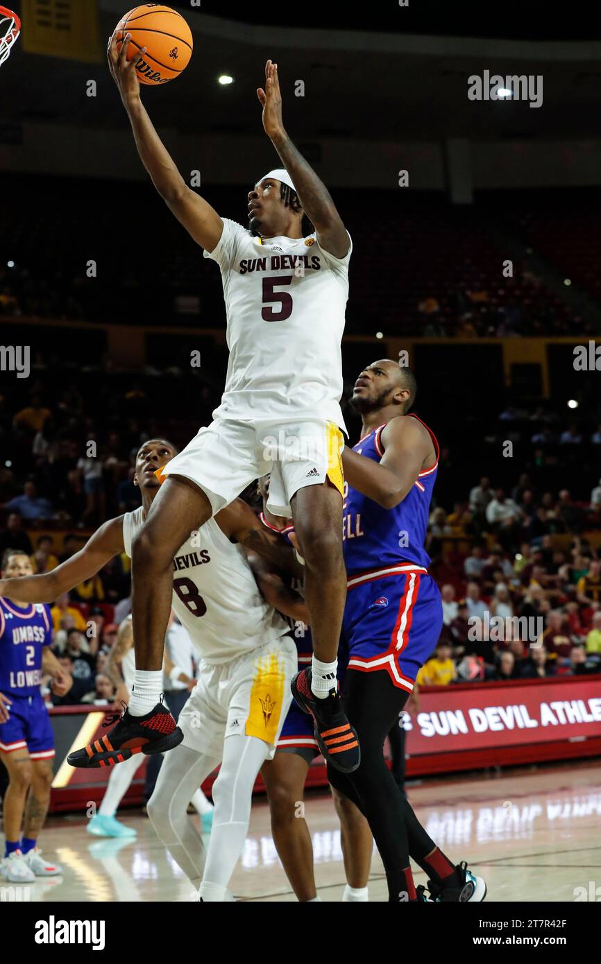 TEMPE, AZ - NOVEMBER 16: Arizona State Sun Devils guard Jamiya Neal (5 ...