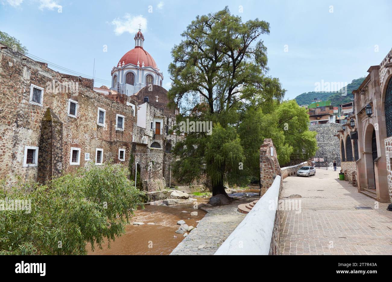The sacred Christian pilgrimage sire of Chalma in Mexico Stock Photo ...