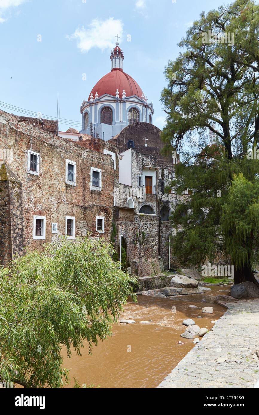 The sacred Christian pilgrimage sire of Chalma in Mexico Stock Photo ...