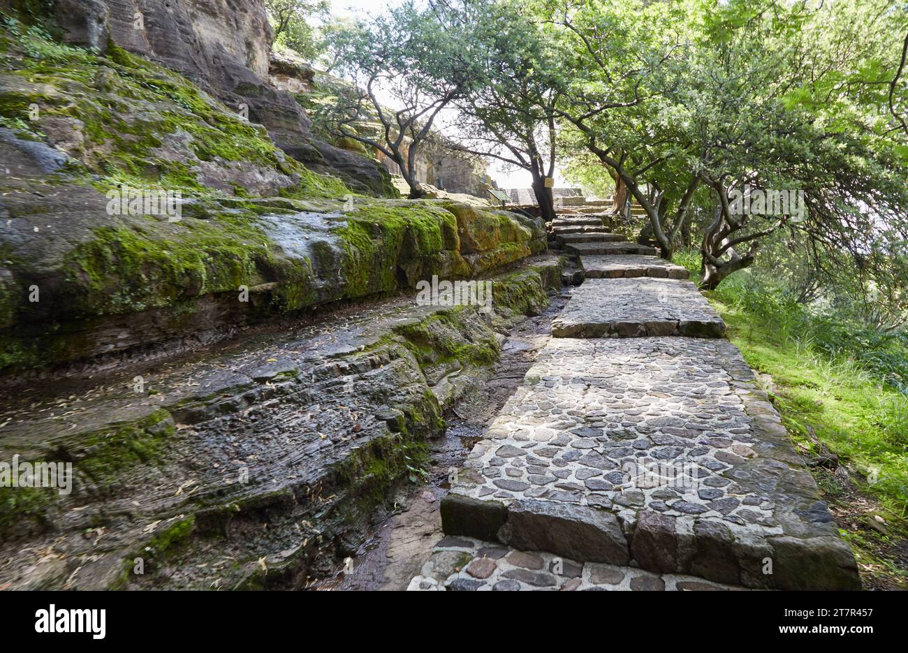 The temple complex of Malinalco, built during the final days of the ...