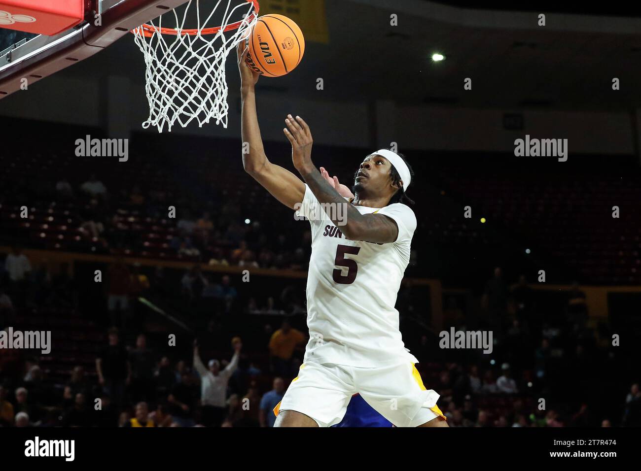TEMPE, AZ - NOVEMBER 16: Arizona State Sun Devils guard Jamiya Neal (5 ...