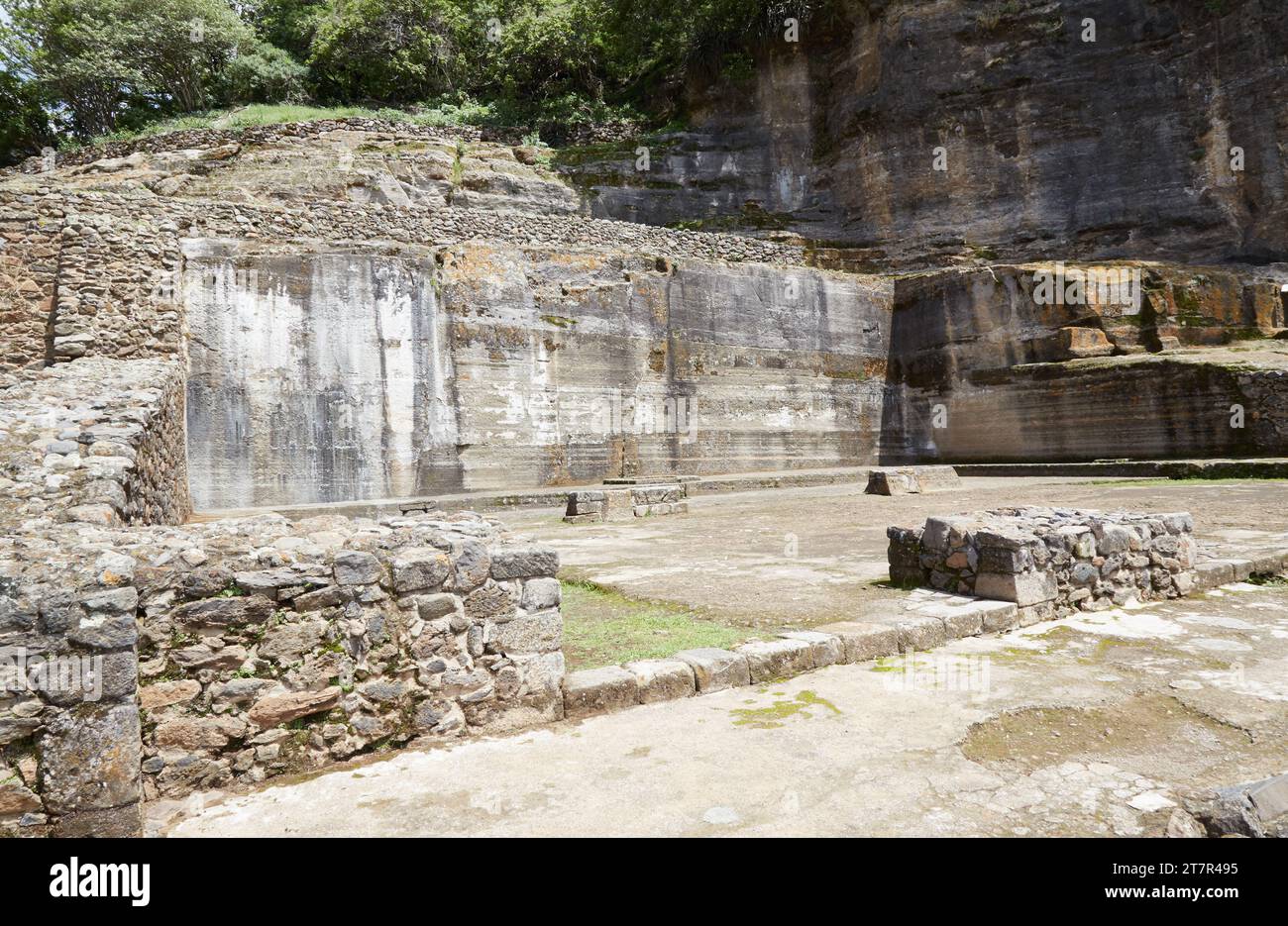 The temple complex of Malinalco, built during the final days of the ...
