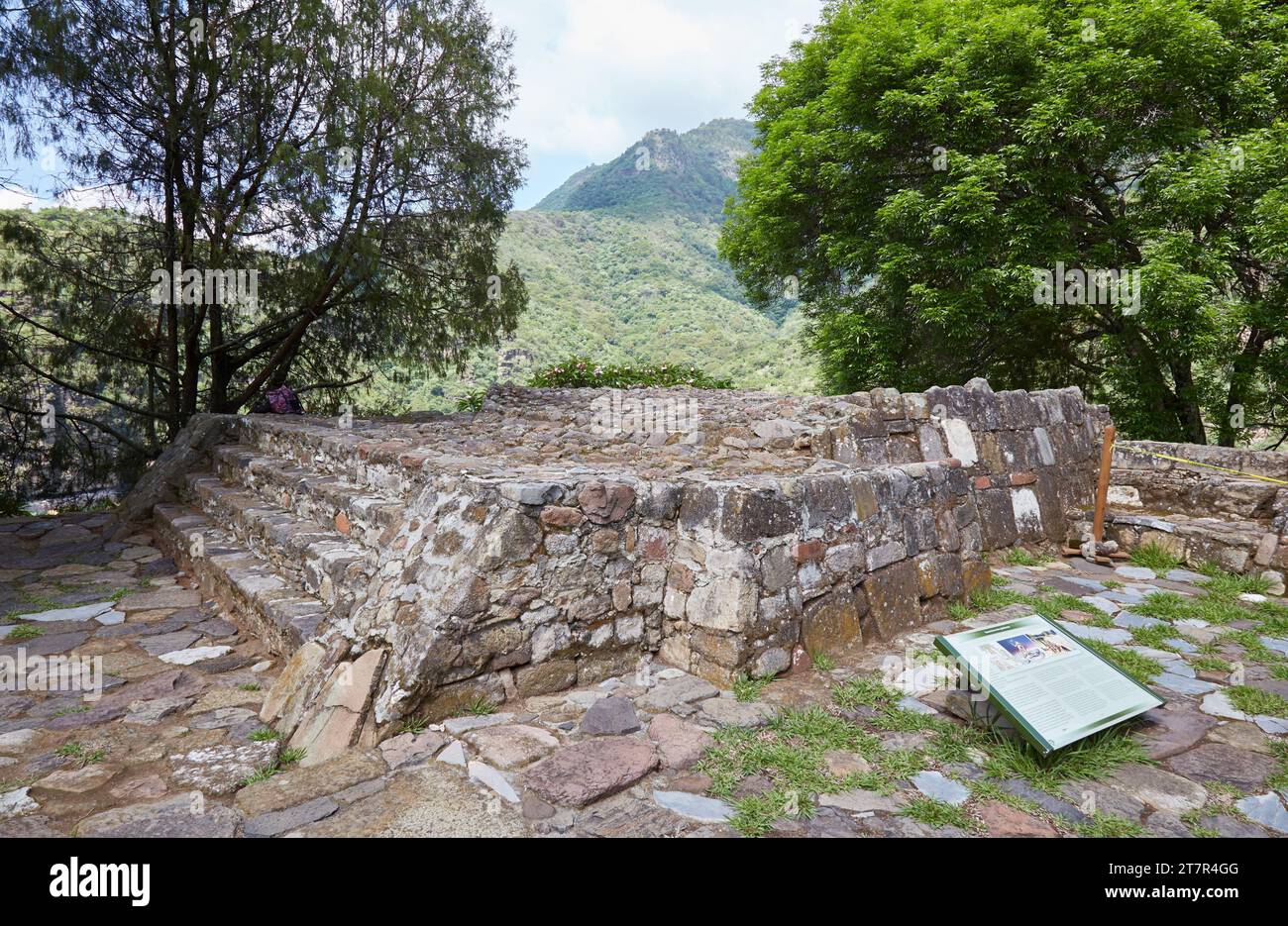 The temple complex of Malinalco, built during the final days of the ...