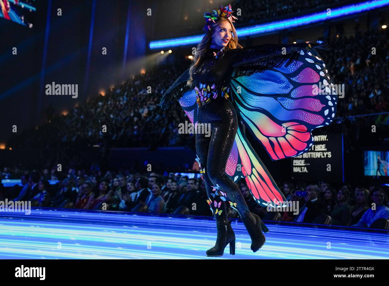 Miss Malta Ella Portelli takes part in the national costume competition ...