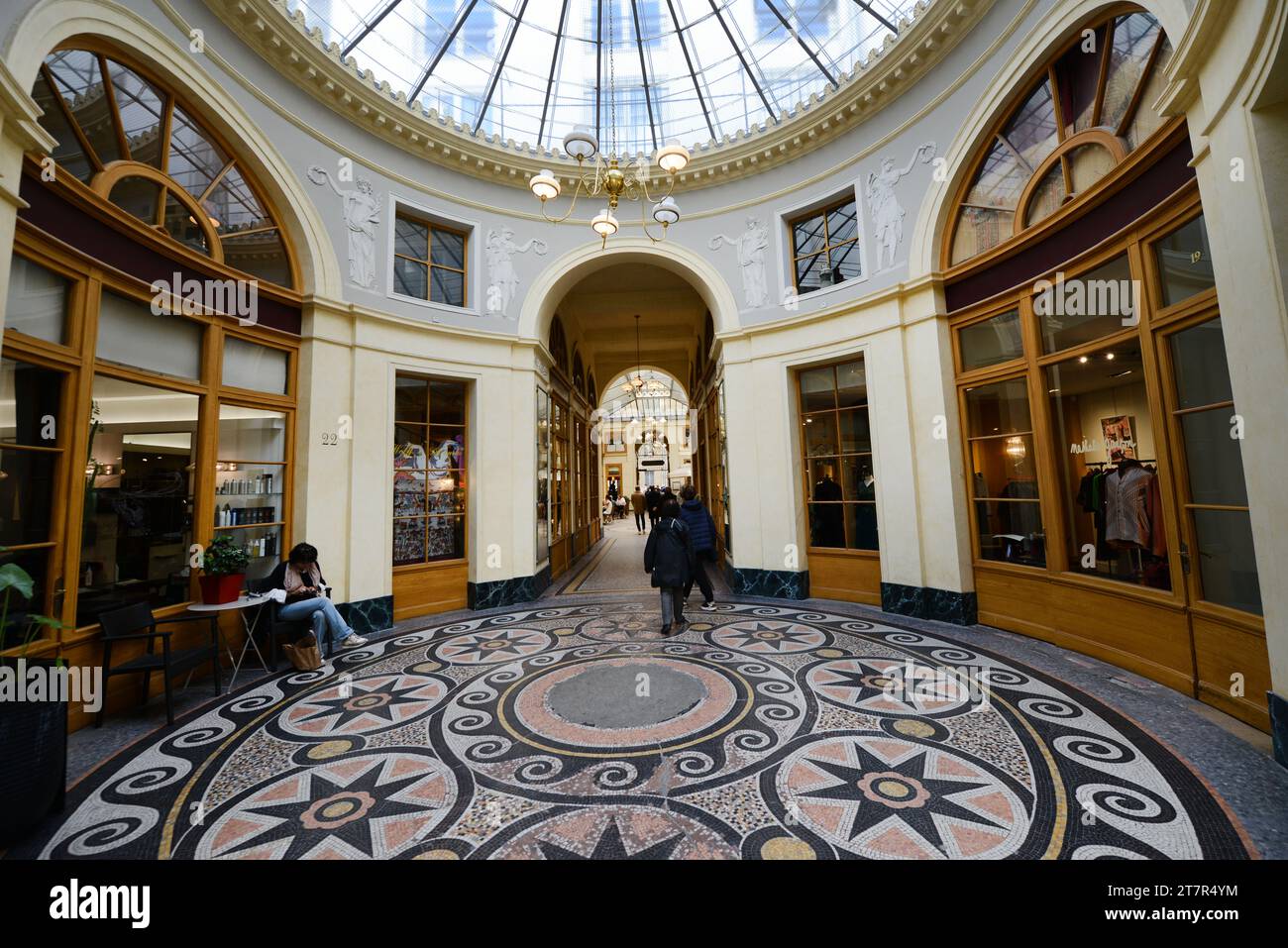 Galerie Vivienne - A shopping arcade built in 1823 to plans by ...