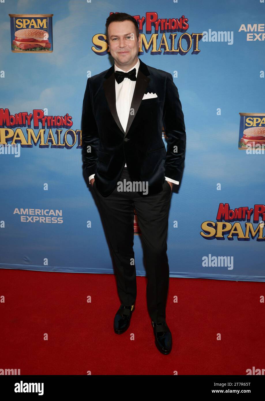 Taran Killam attends the "Spamalot" Broadway opening night at the St ...