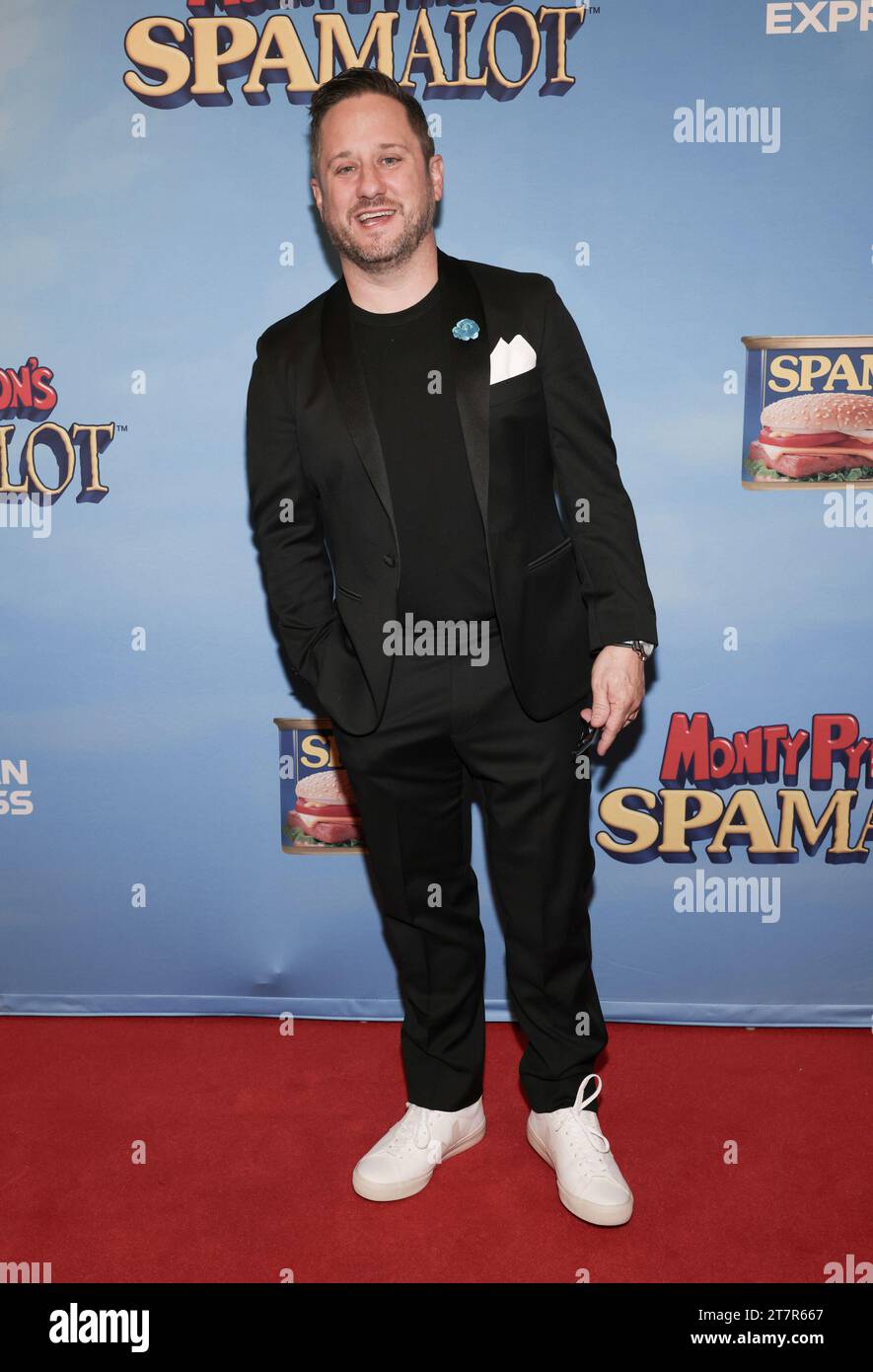 Christopher Fitzgerald attends the "Spamalot" Broadway opening night at ...