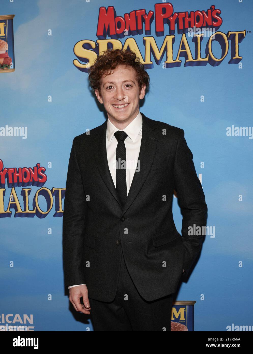 Ethan Slater attends the "Spamalot" Broadway opening night at the St ...