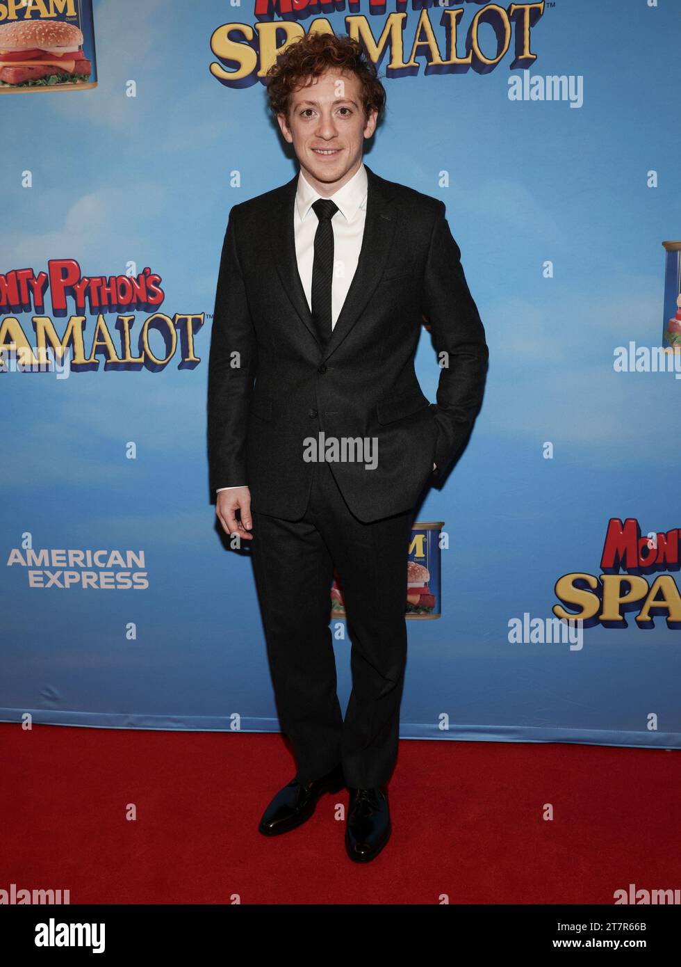 Ethan Slater attends the "Spamalot" Broadway opening night at the St ...
