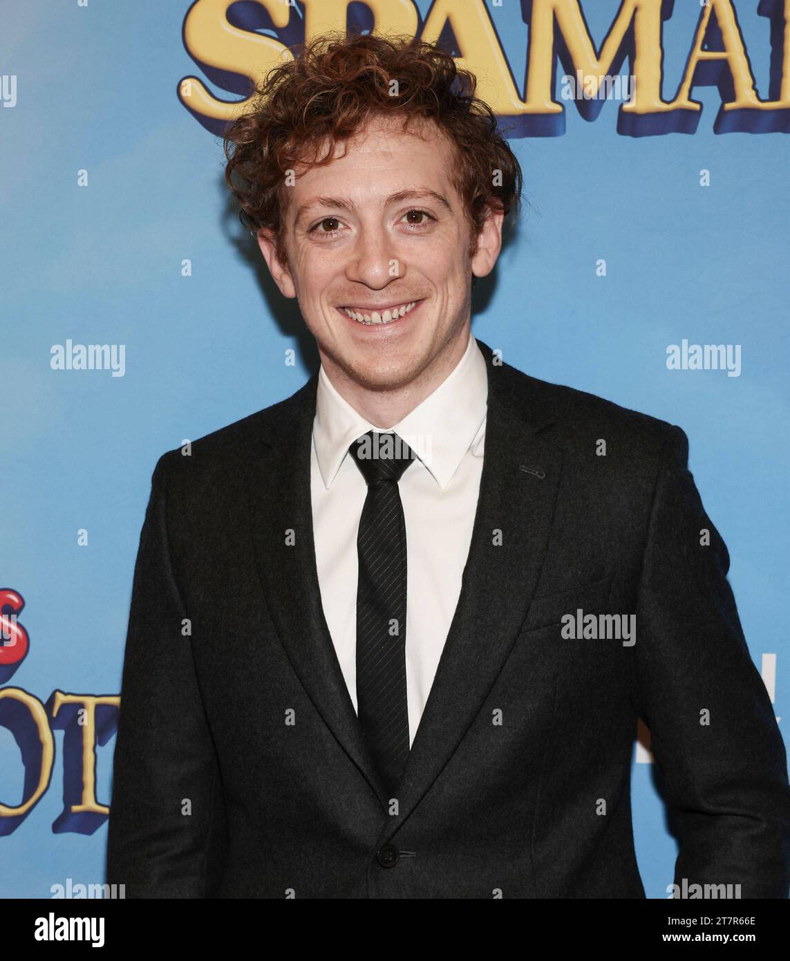 Ethan Slater attends the "Spamalot" Broadway opening night at the St ...