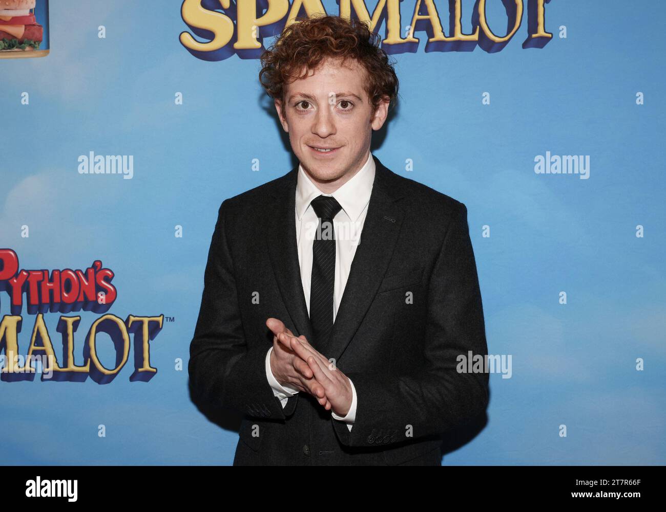 Ethan Slater attends the "Spamalot" Broadway opening night at the St ...