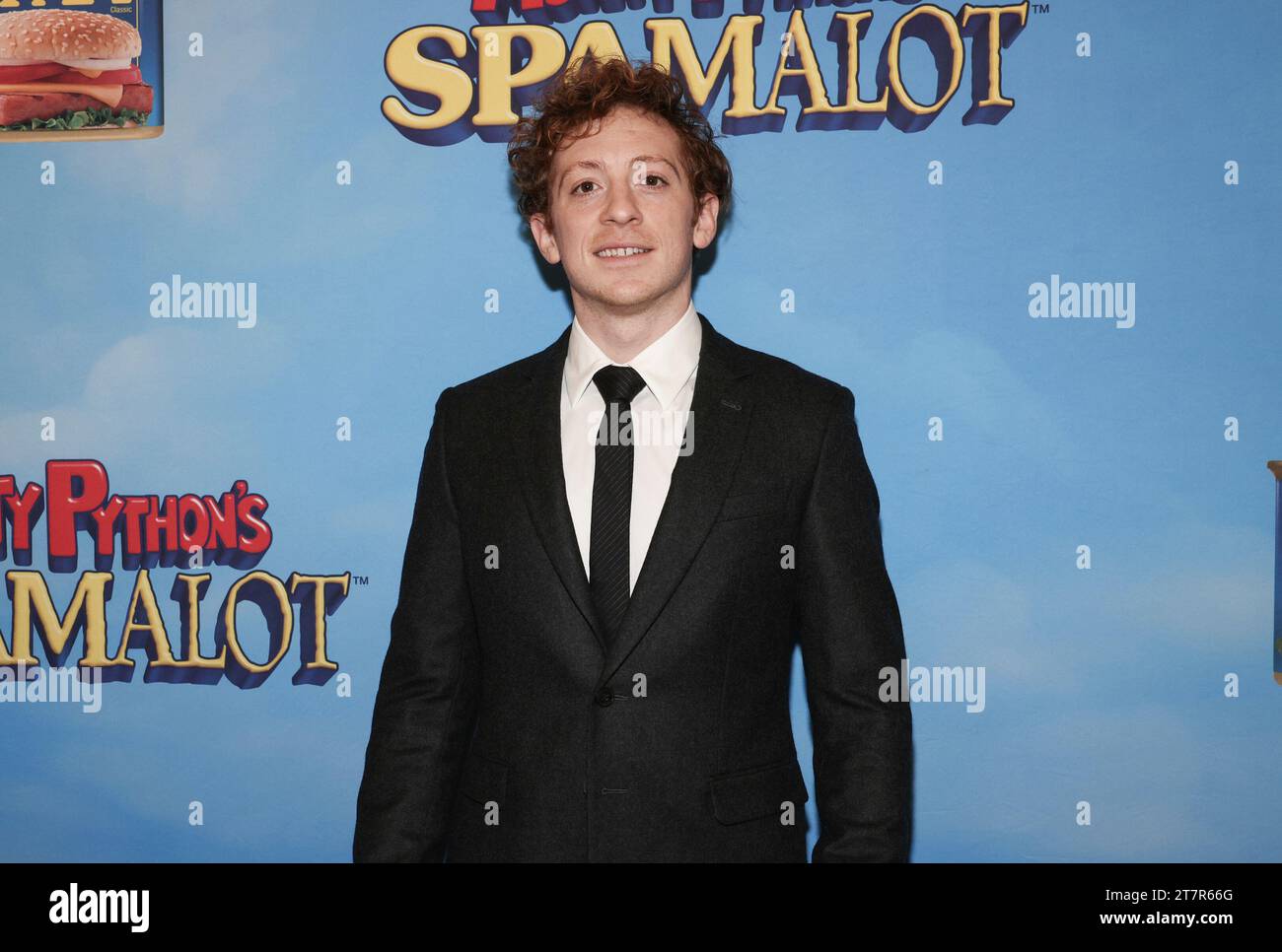 Ethan Slater attends the "Spamalot" Broadway opening night at the St ...