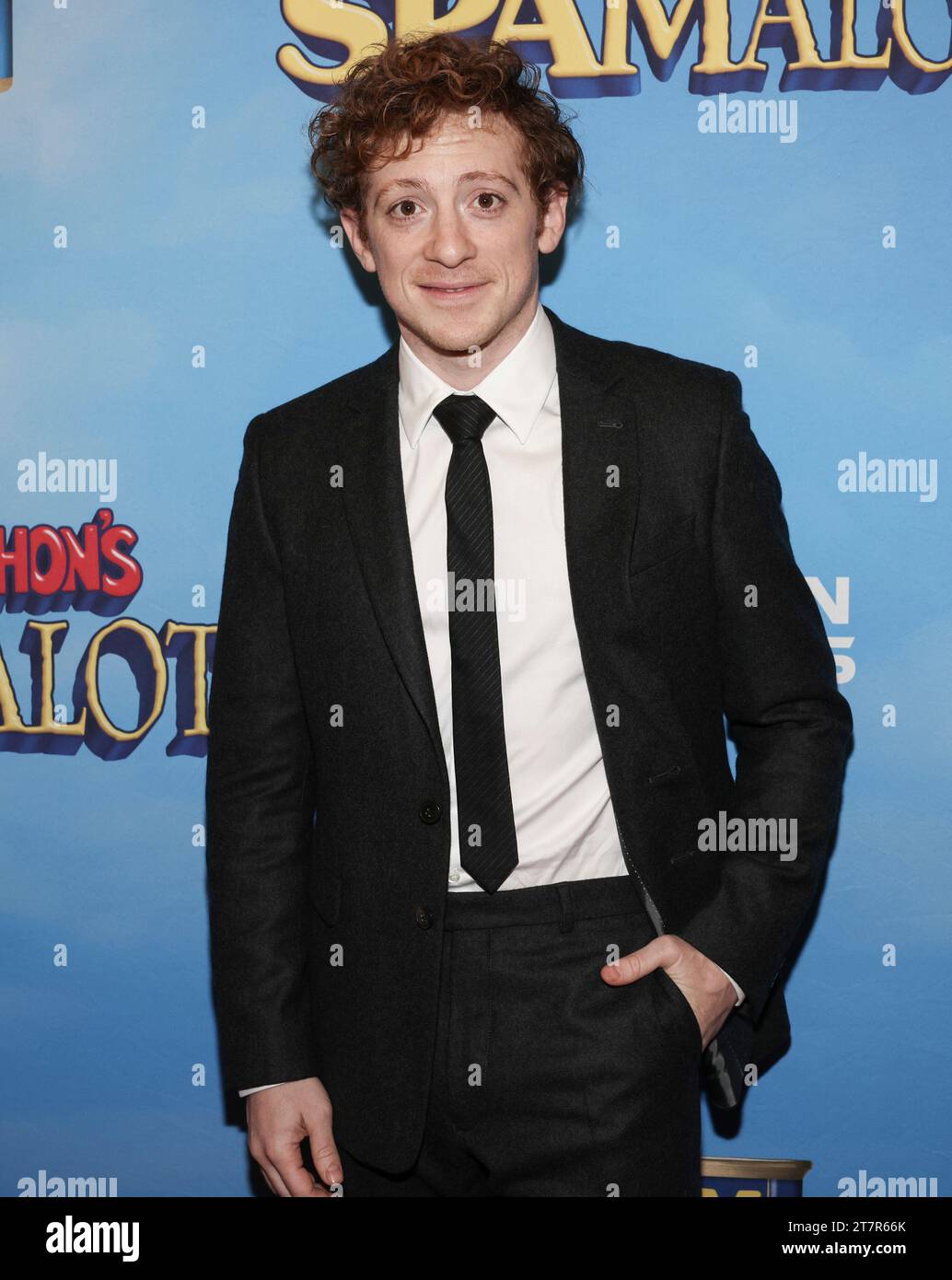 Ethan Slater attends the "Spamalot" Broadway opening night at the St ...