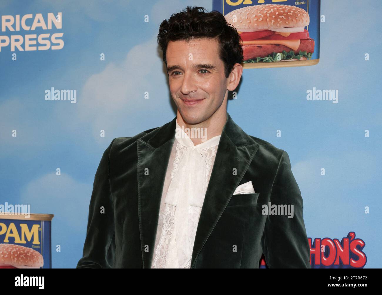 Michael Urie attends the "Spamalot" Broadway opening night at the St ...