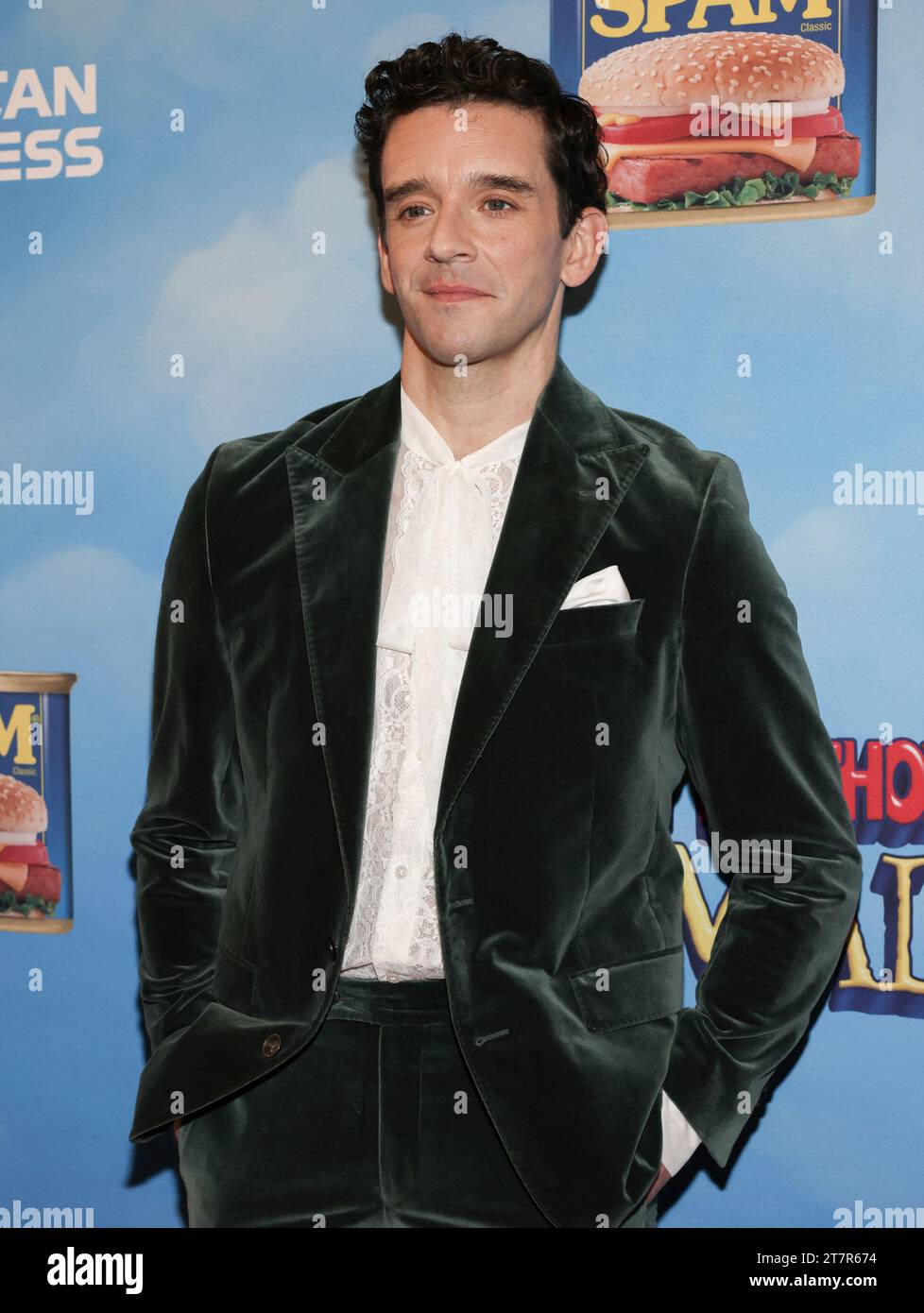 Michael Urie attends the "Spamalot" Broadway opening night at the St ...