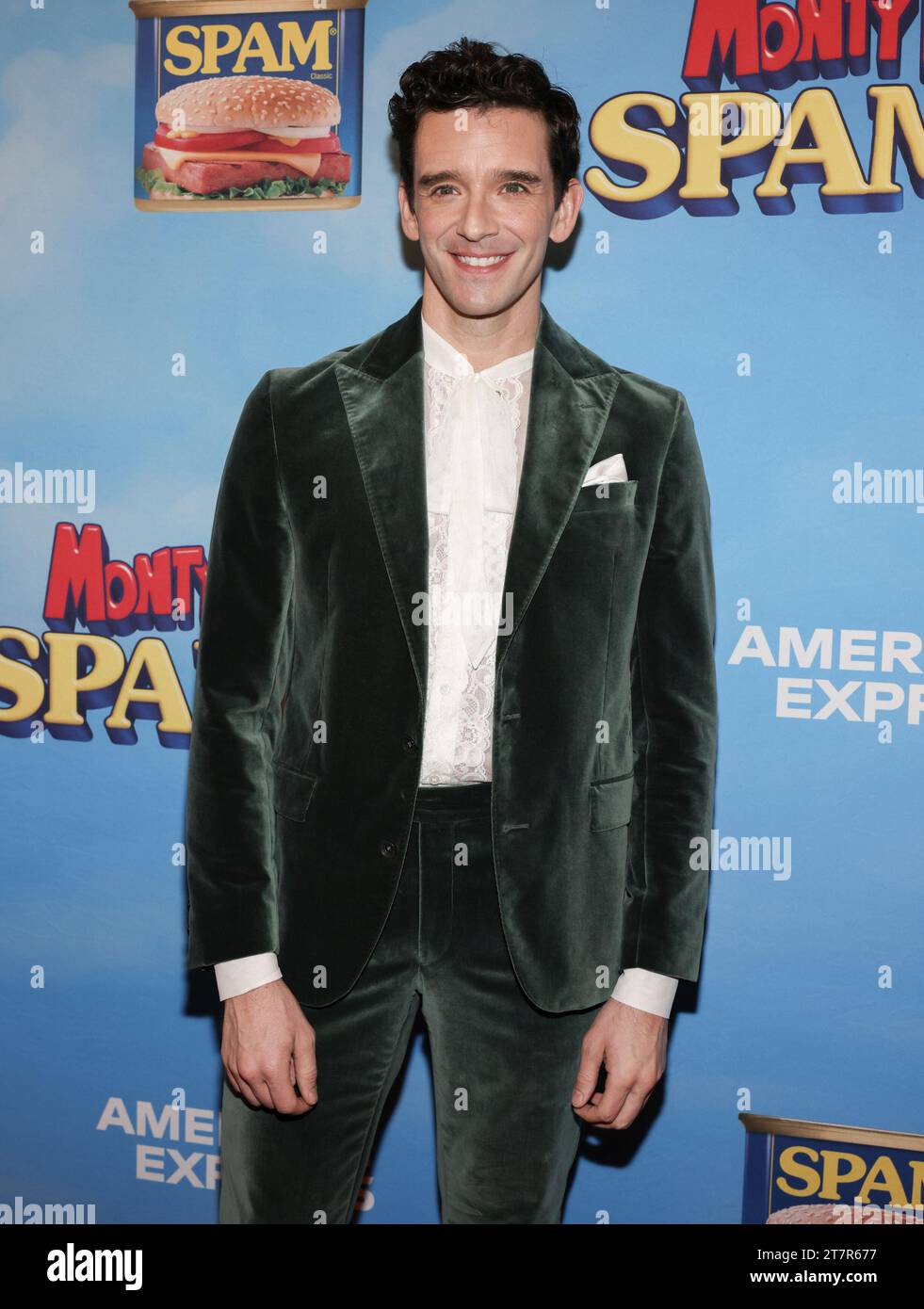 Michael Urie attends the "Spamalot" Broadway opening night at the St ...
