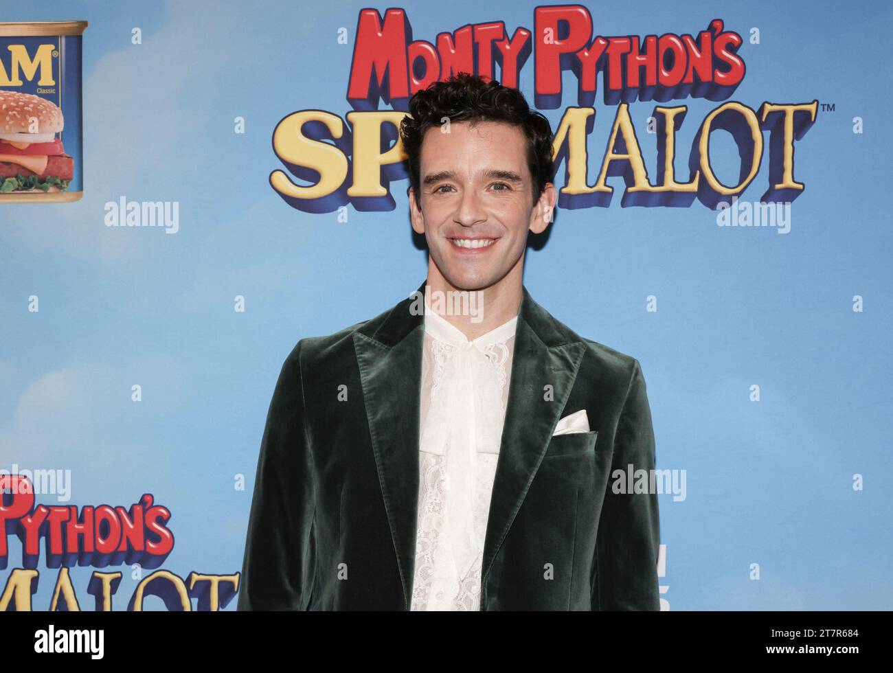 Michael Urie attends the "Spamalot" Broadway opening night at the St ...