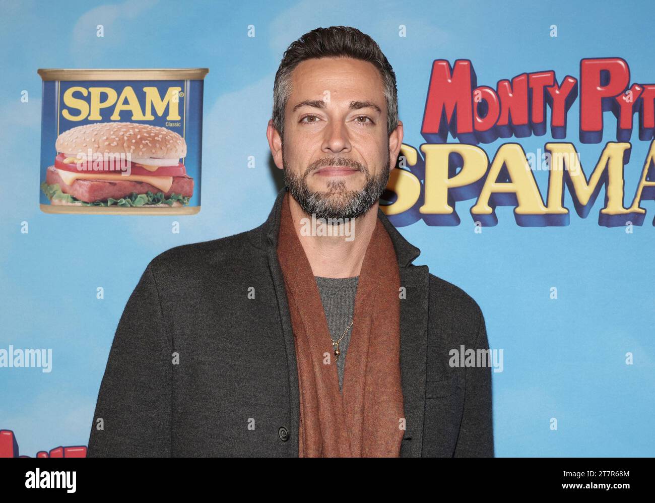 Zachary Levi attends the "Spamalot" Broadway opening night at the St ...