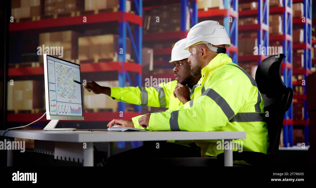 Warehouse Inventory Management KPI Dashboard. Analysts Looking At ...