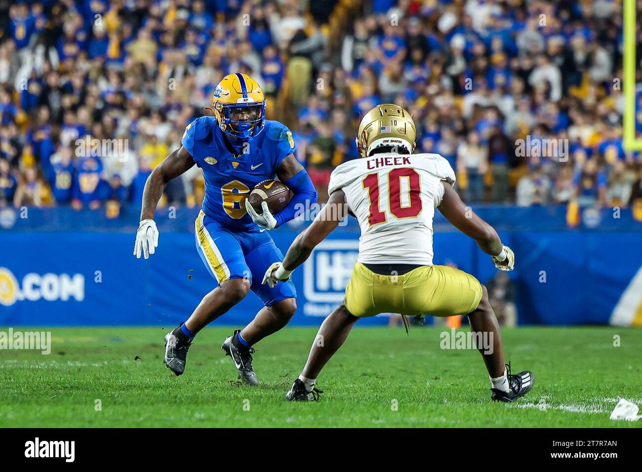 November 16, 2023: Pitt Panthers running back Rodney Hammond Jr. (6 ...