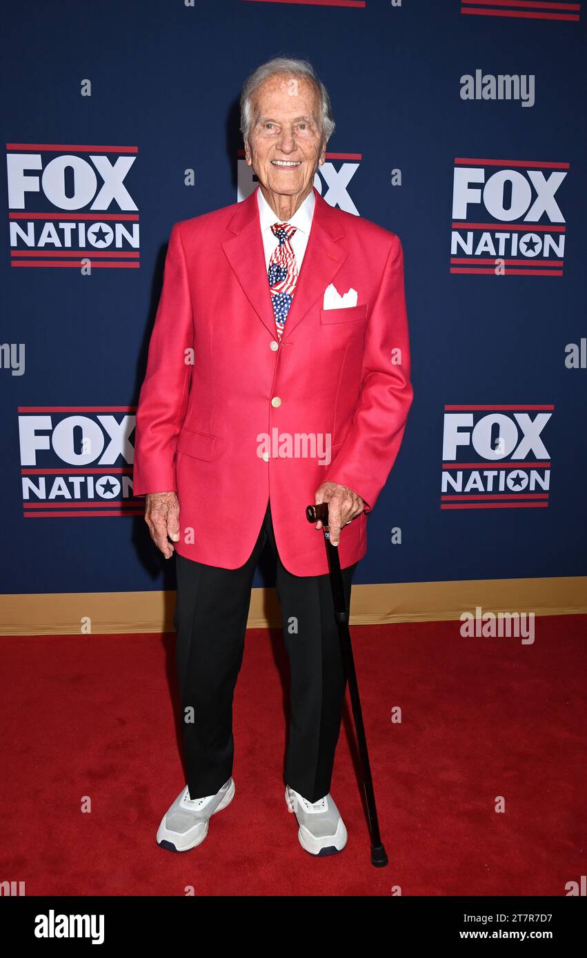 Nashville, USA. 16th Nov, 2023. Pat Boone arriving at the Fox Nation ...