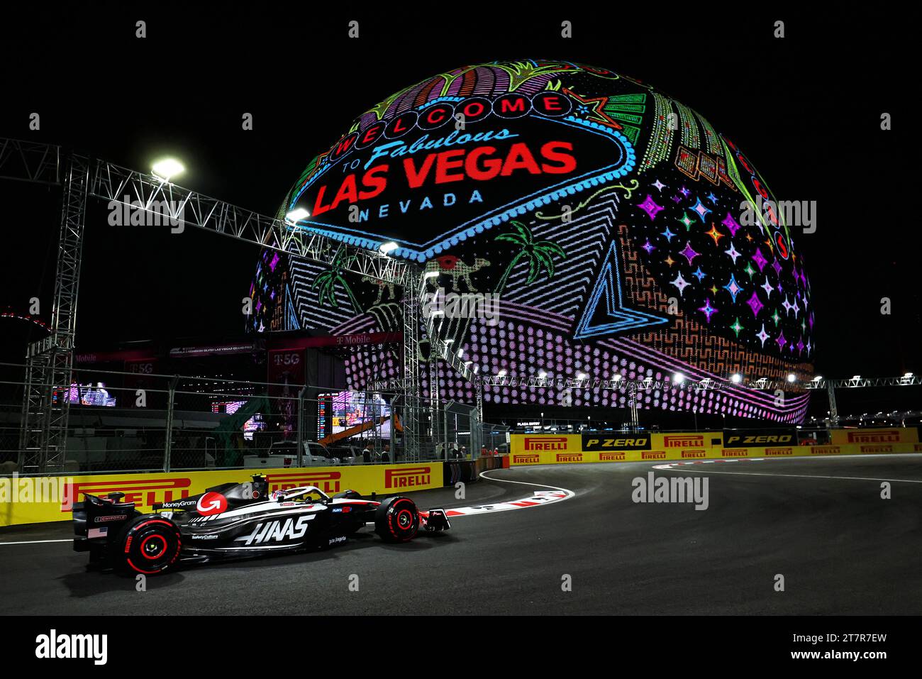 Las Vegas, USA. 16th Nov, 2023. Nico Hulkenberg (GER) Haas VF-23. 16.11 ...