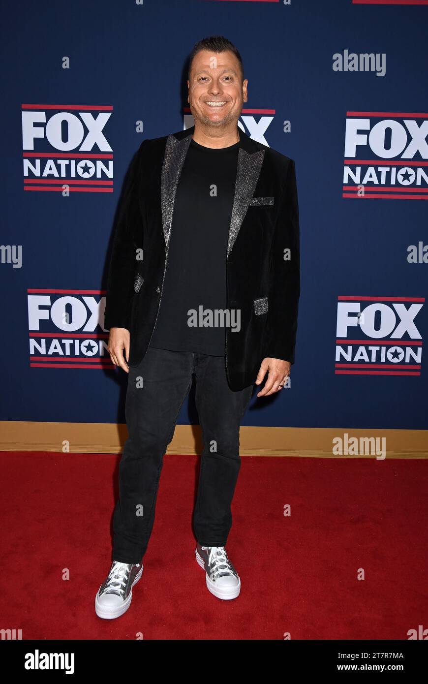 Nashville, USA. 16th Nov, 2023. Jimmy Failla arriving at the Fox Nation ...