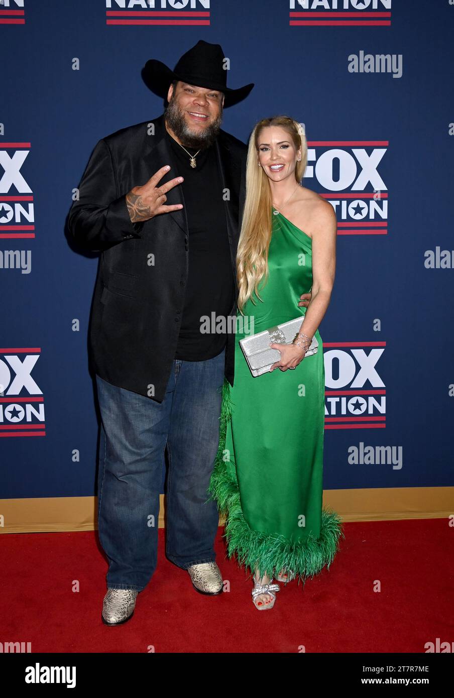 Nashville, USA. 16th Nov, 2023. Tyrus and Ingrid Rinck arriving at the ...