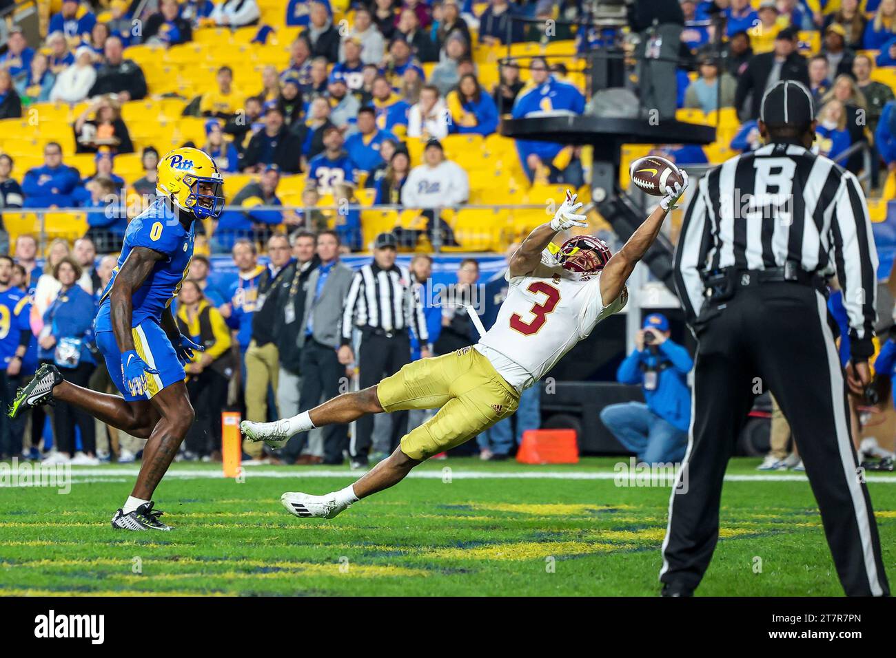 November 16, 2023: Boston College defensive back Khari Johnson (3 ...