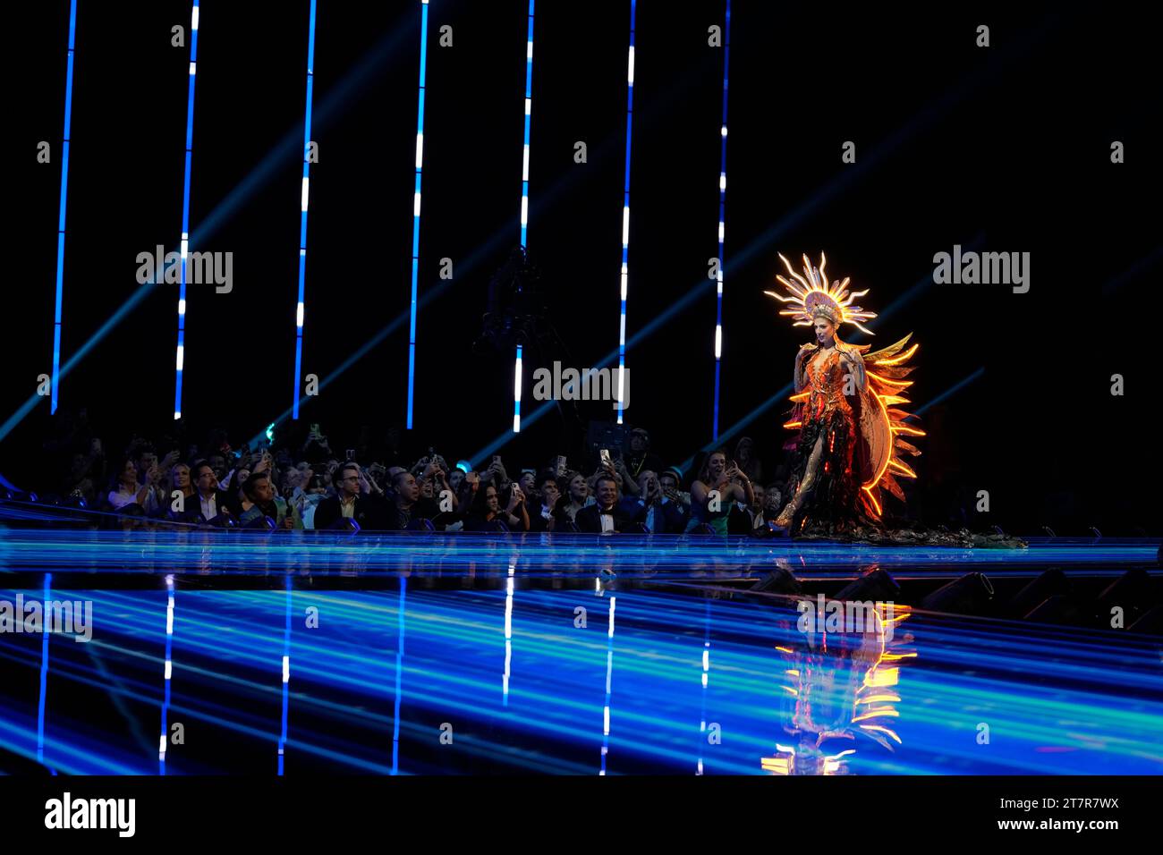 Miss El Salvador Isabella García-Manzo takes part in the national ...