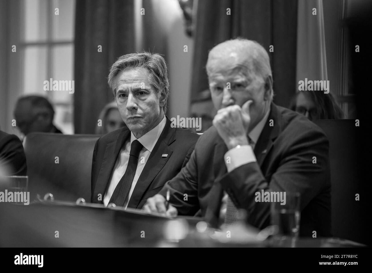 Attends cabinet Black and White Stock Photos & Images - Alamy