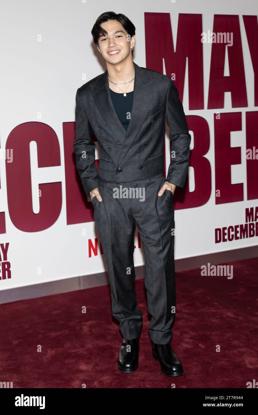 Los Angeles, USA. 16th Nov, 2023. Gabriel Chung attends the arrivals of ...