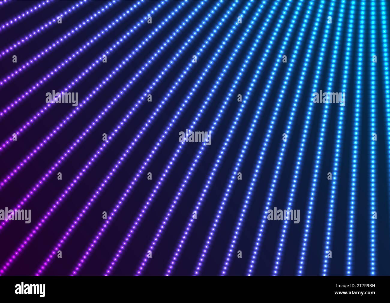 Blue purple neon dotted lines abstract futuristic background. Vector ...